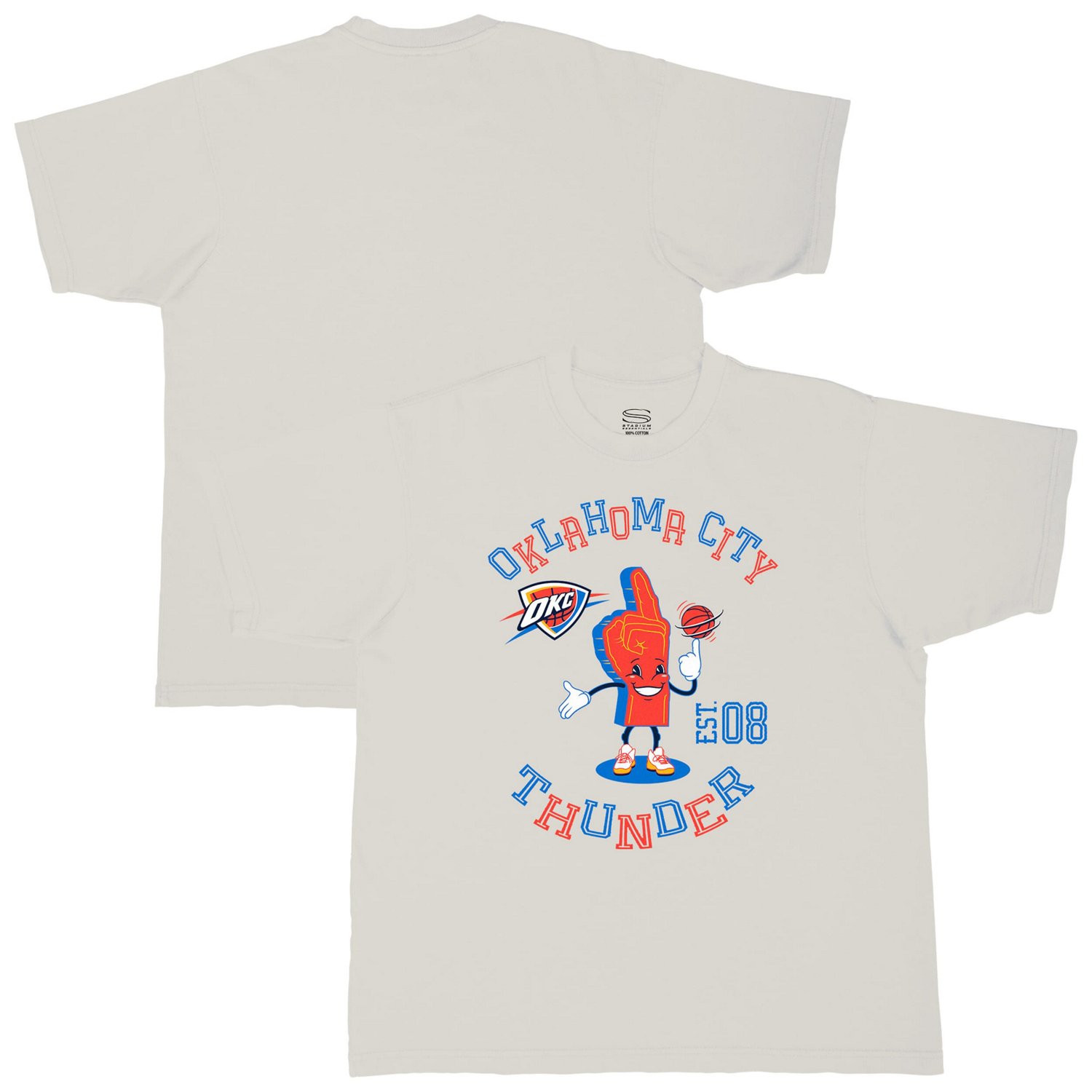 Stadium Essentials Oklahoma City Thunder Number One Oversized T-Shirt ...