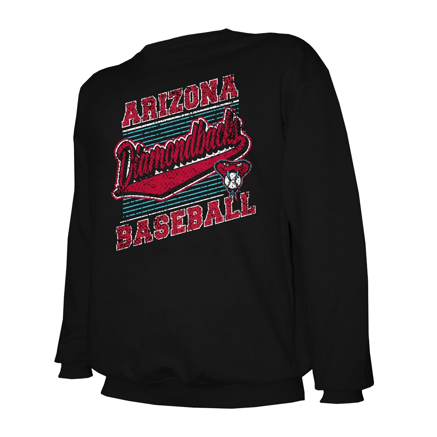 Stitches Arizona Diamondbacks Lightweight Crew Sweatshirt | Academy
