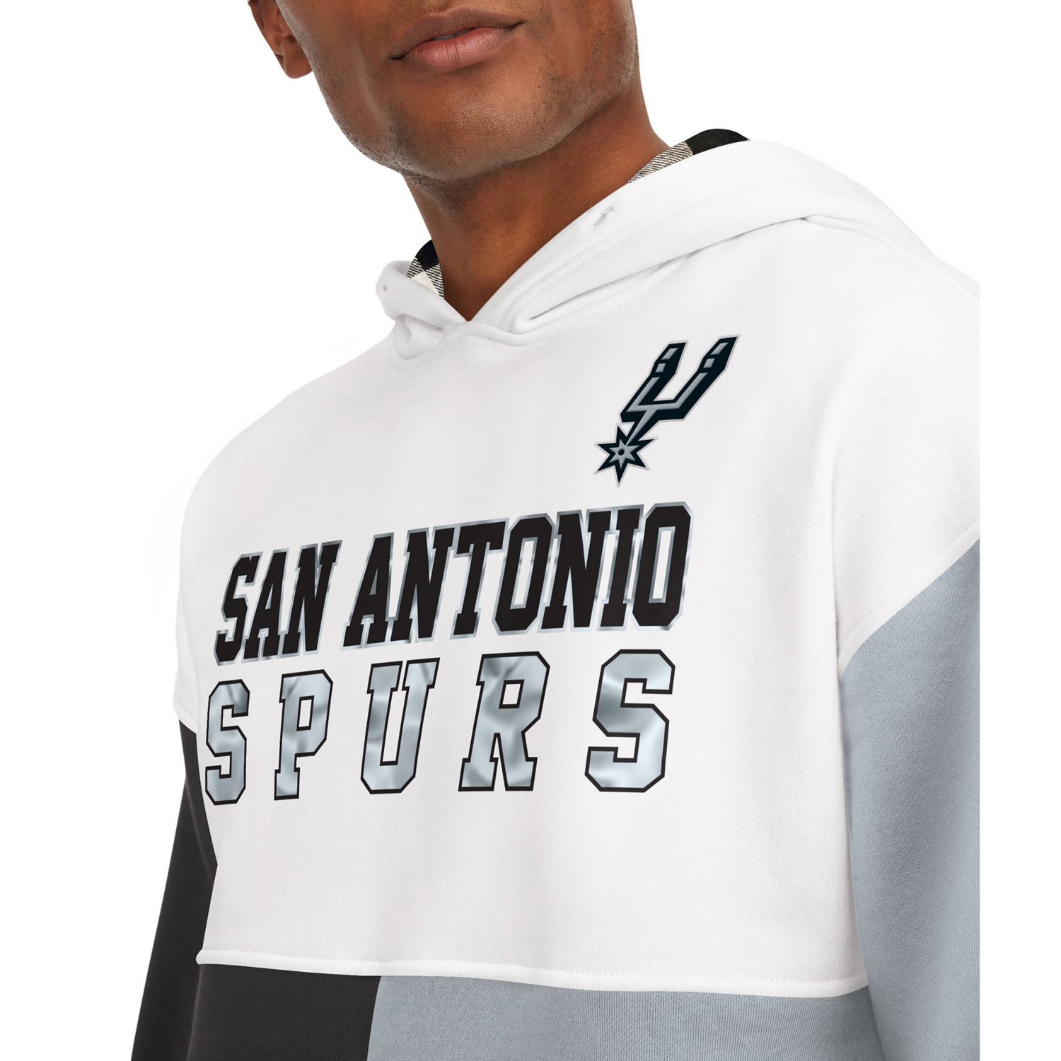 Tommy Jeans /Black San Antonio Spurs Andrew Split Pullover Hoodie | Academy