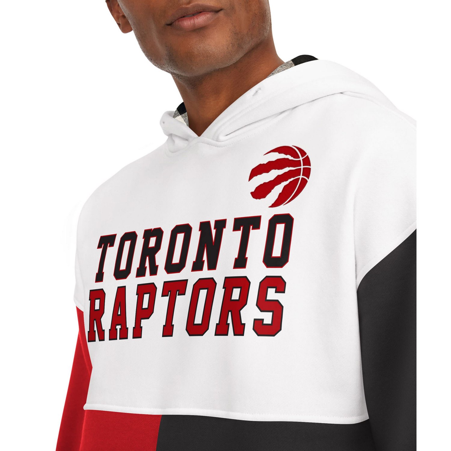 Tommy Jeans /Red Toronto Raptors Andrew Split Pullover Hoodie | Academy