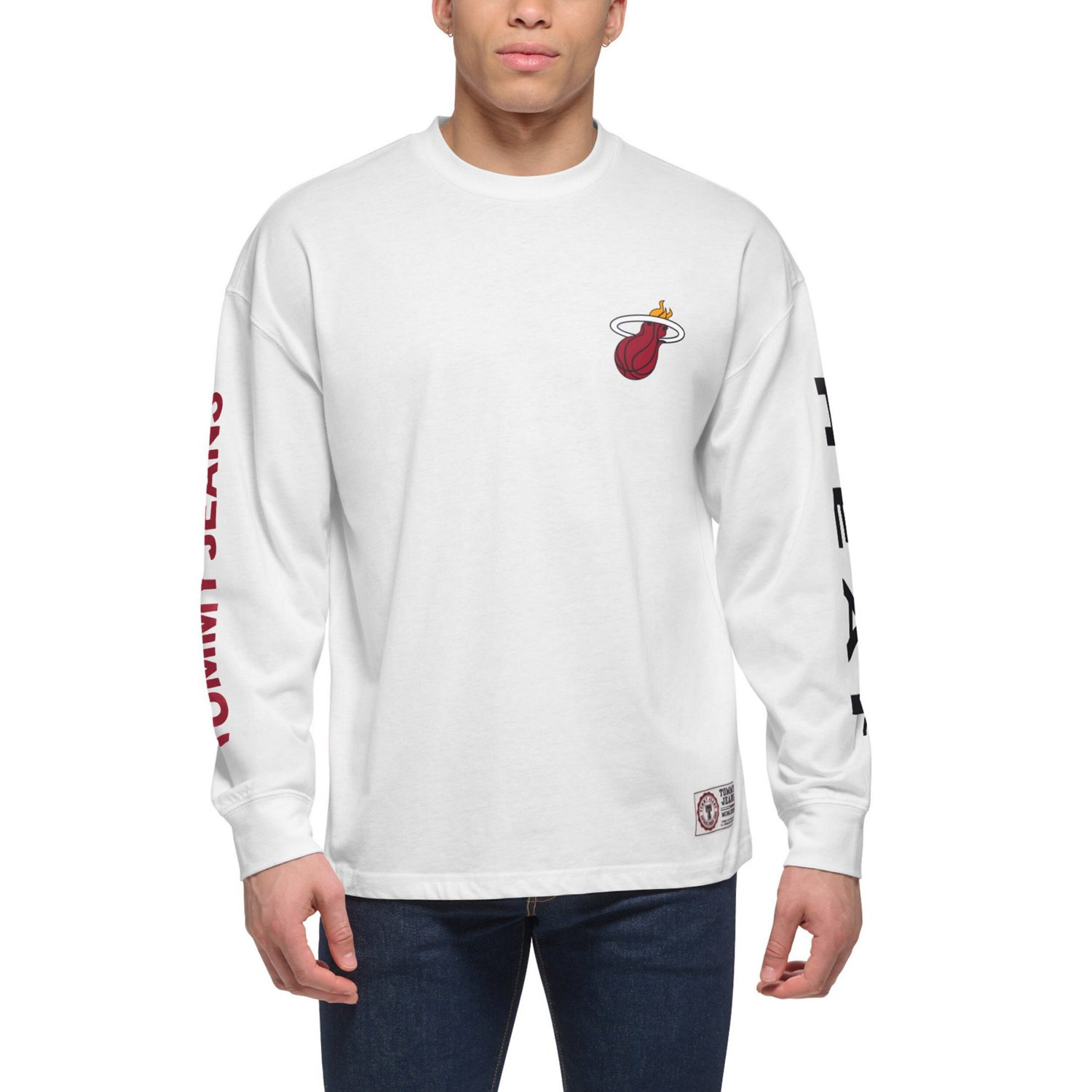 Tommy Jeans /White Miami Heat Matthew 2-In-1 T-Shirt Hoodie Combo Set ...