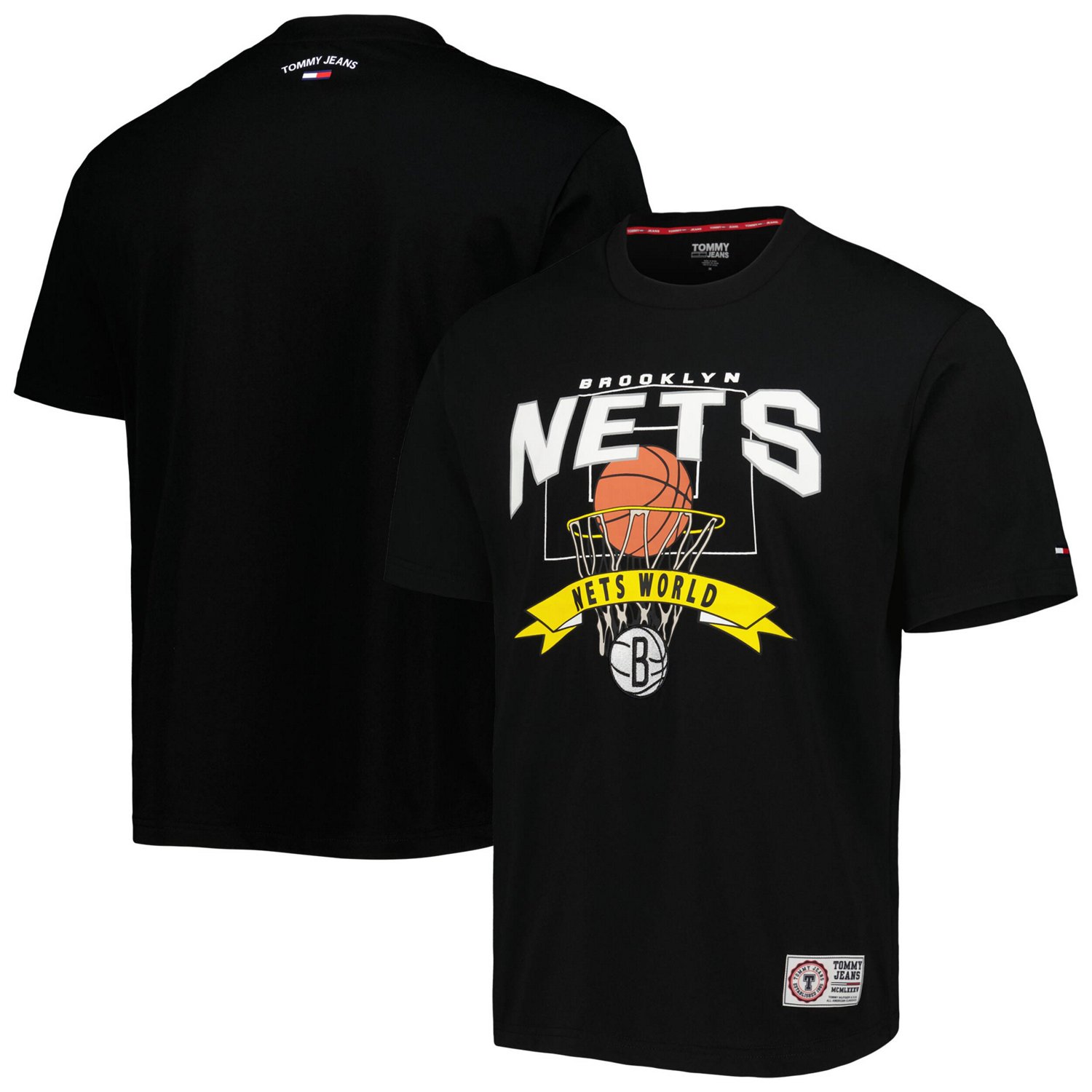 Tommy Jeans Brooklyn Nets Tim Backboard T-Shirt | Academy