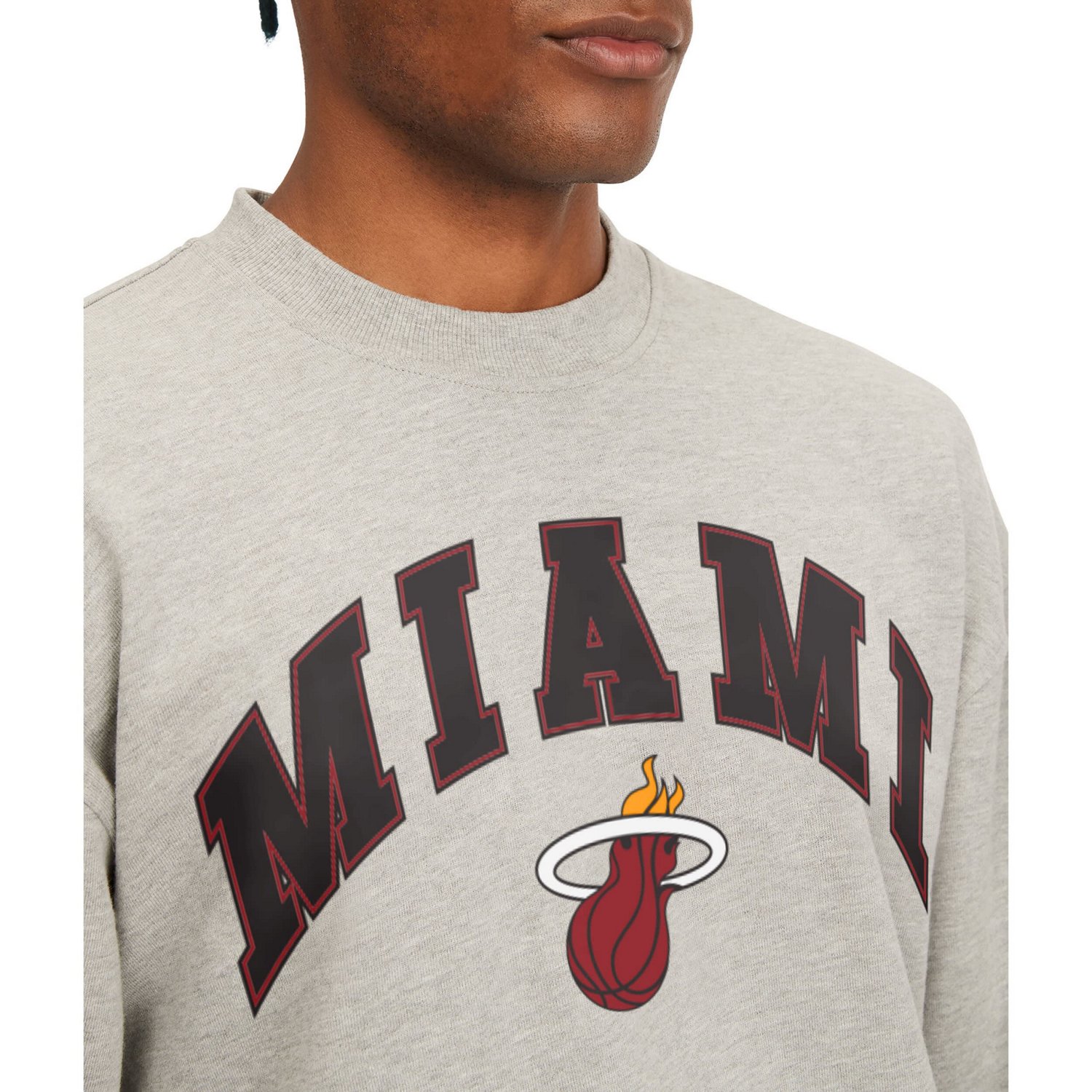 Tommy Jeans Miami Heat James Patch Pullover Sweatshirt | Academy