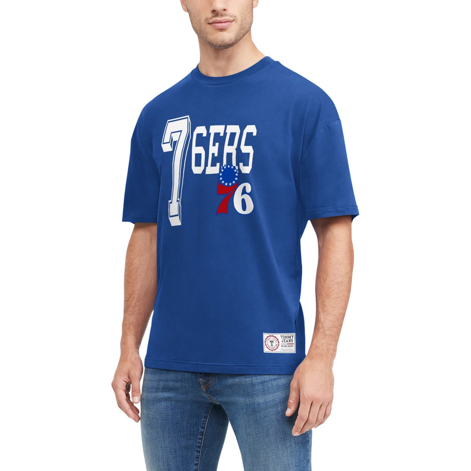 Tommy Jeans Philadelphia 76ers Mel Varsity T-Shirt | Academy