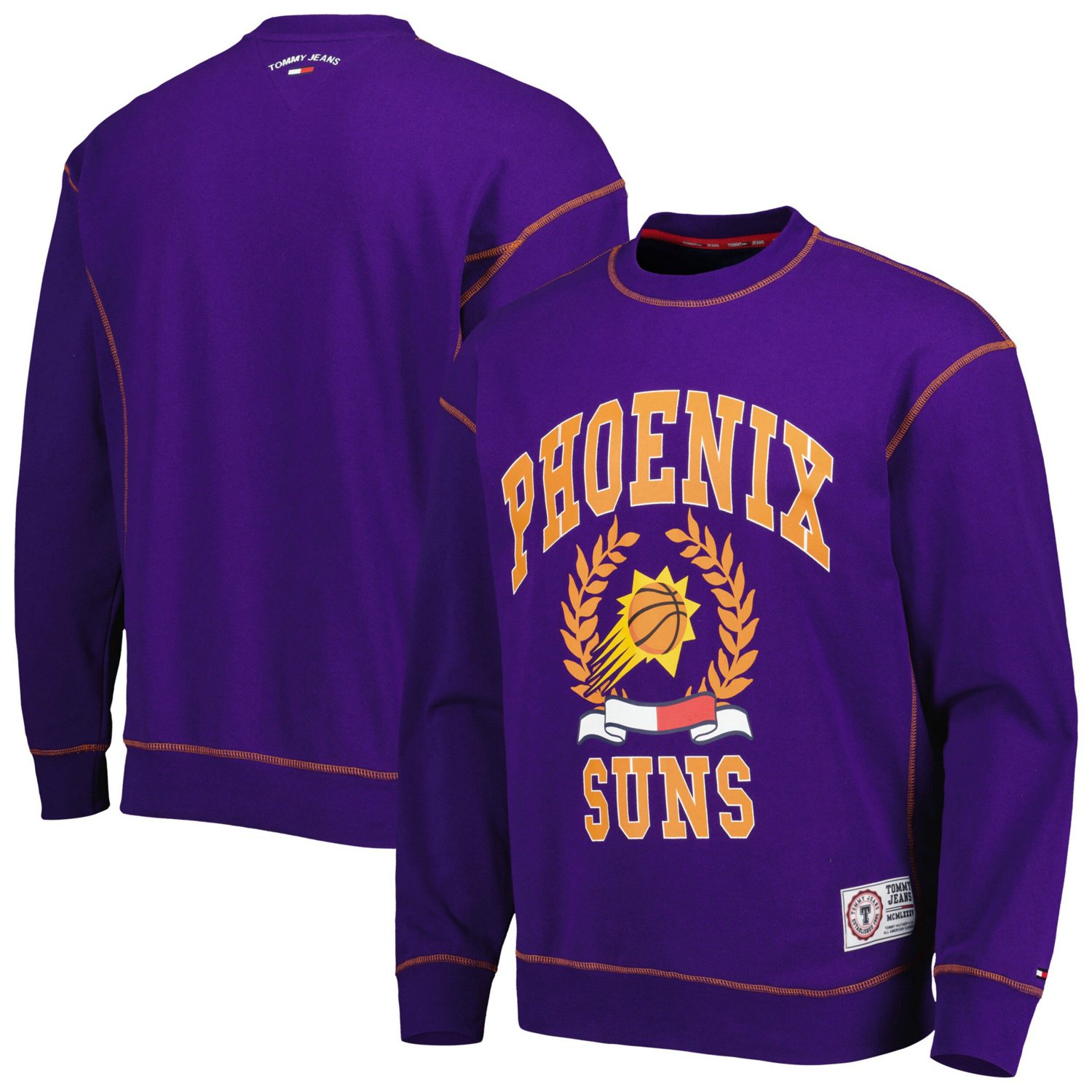 Tommy Jeans Phoenix Suns Peter French Terry Pullover Crew Sweatshirt ...