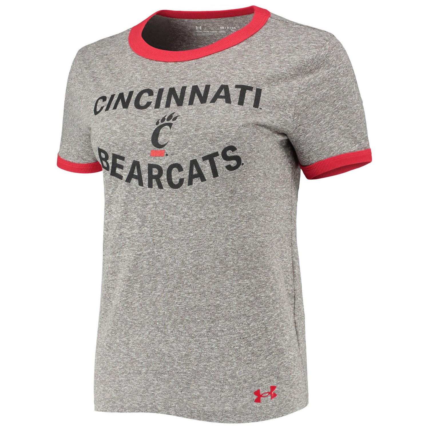 Under Armour Heathered Gray Cincinnati Bearcats Siro Slub Tri-Blend ...