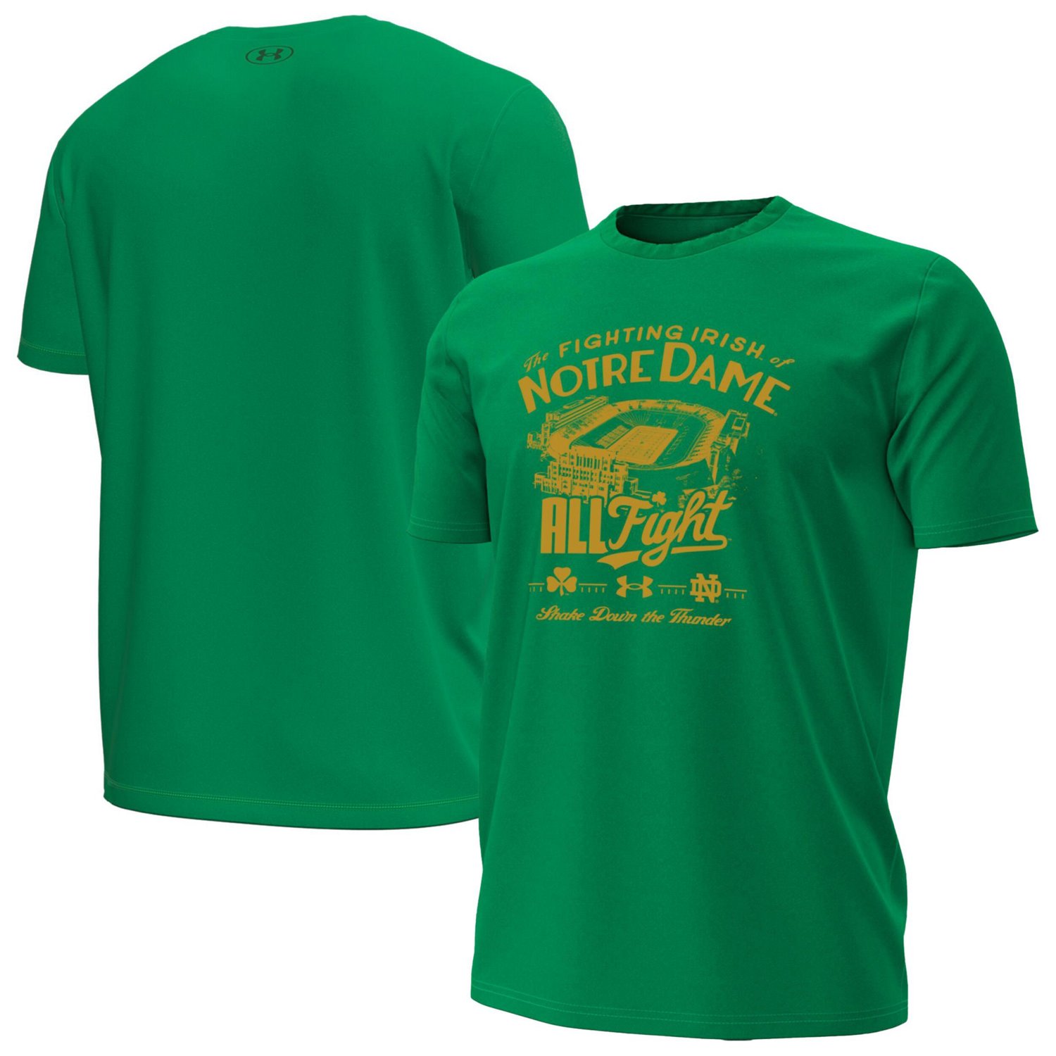 Under Armour Kelly Notre Dame Fighting Irish Stadium T-Shirt | Academy