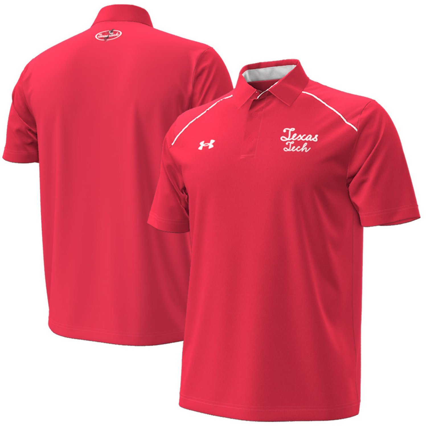 Under Armour Texas Tech Raiders Throwback Cursive Polo | Academy