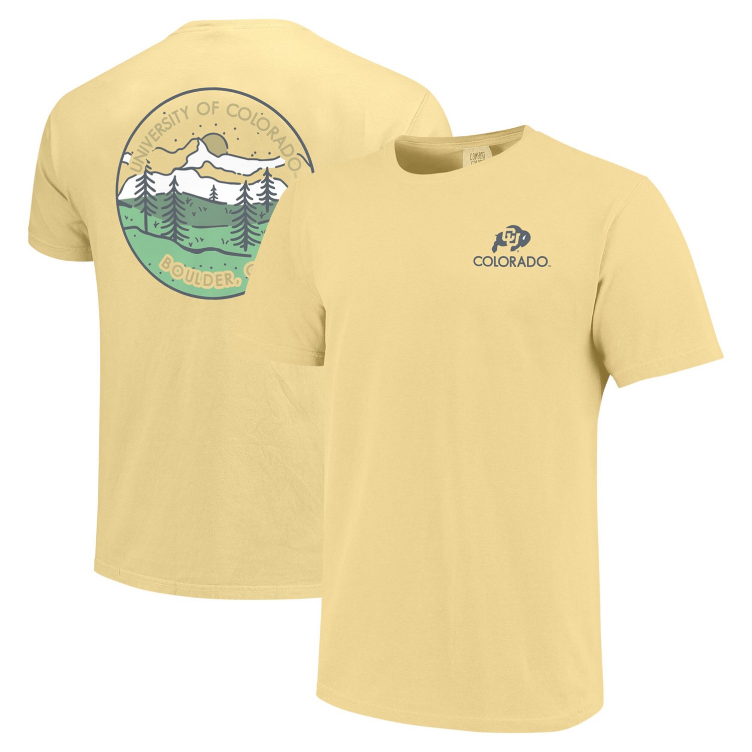 Unisex Colorado Buffaloes Scenic Comfort Colors T-Shirt | Academy