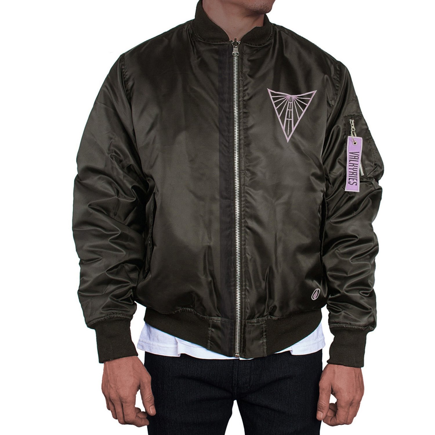 Unisex FISLL Eclipse Golden State Valkyries Full-Zip Flight Jacket ...