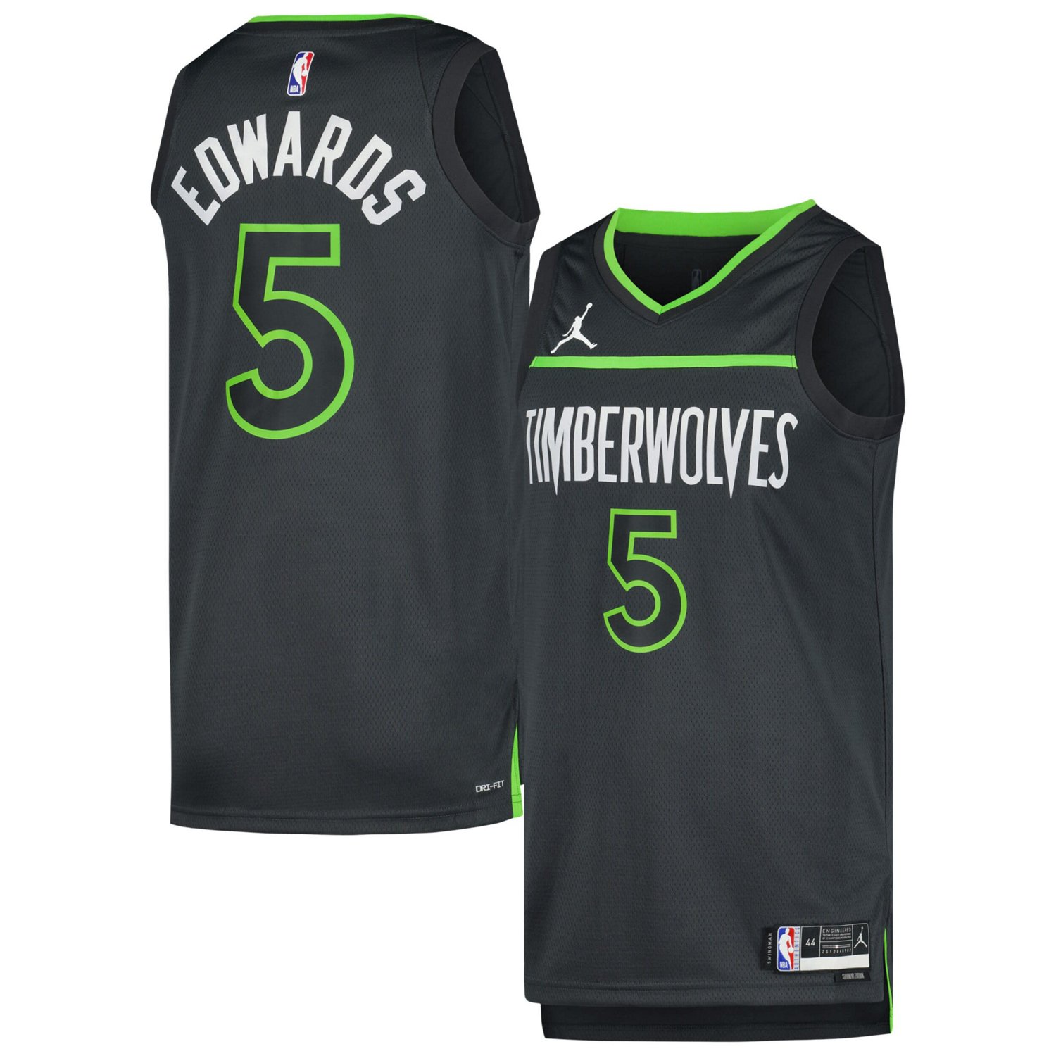Unisex Jordan Brand Anthony Edwards Minnesota Timberwolves Swingman ...