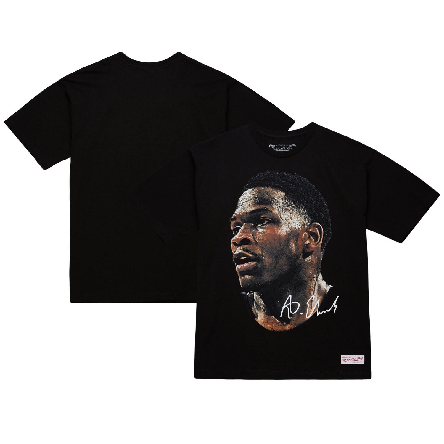 Unisex Mitchell Ness Anthony Edwards NBA Real Big Face Player T-Shirt ...