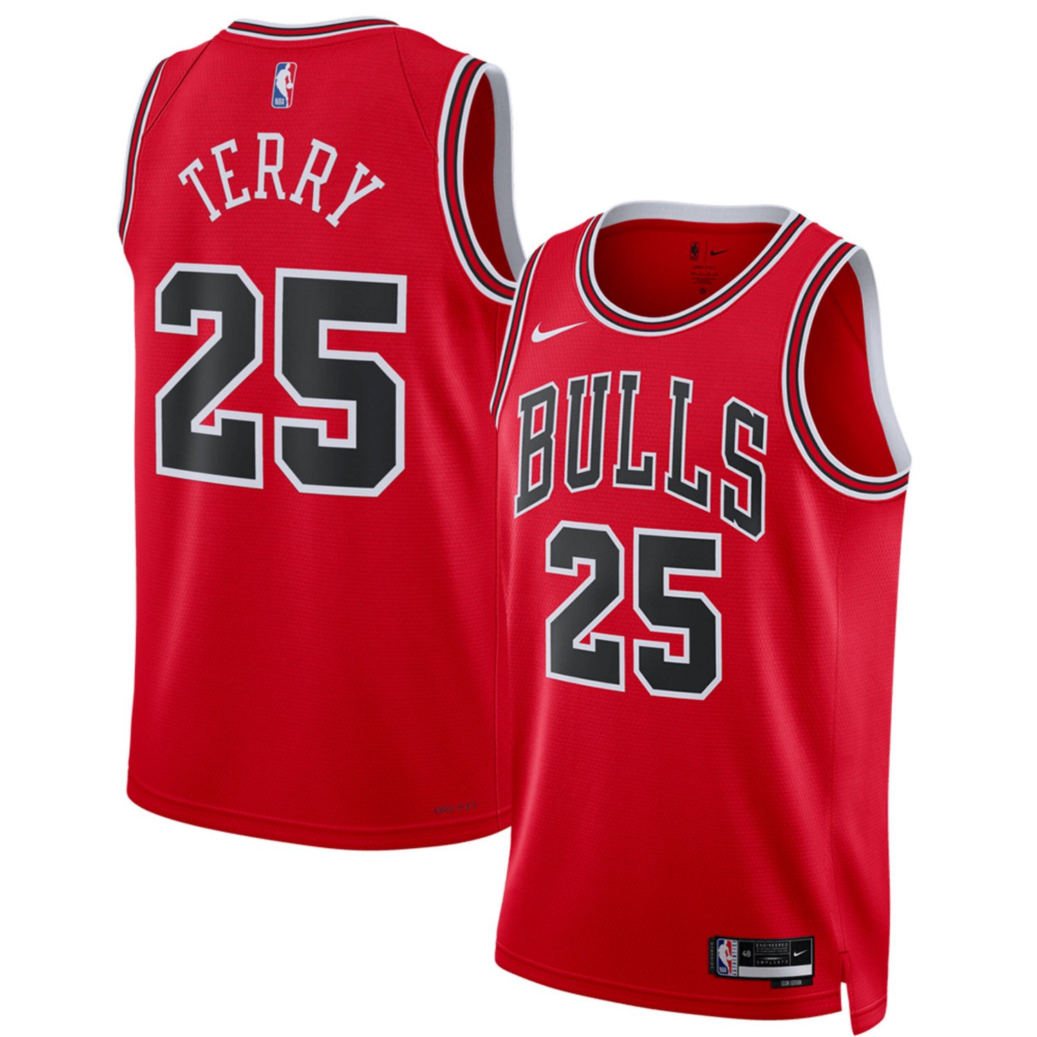 Unisex Nike Dalen Terry Chicago Bulls 2022 NBA Draft First Round Pick ...
