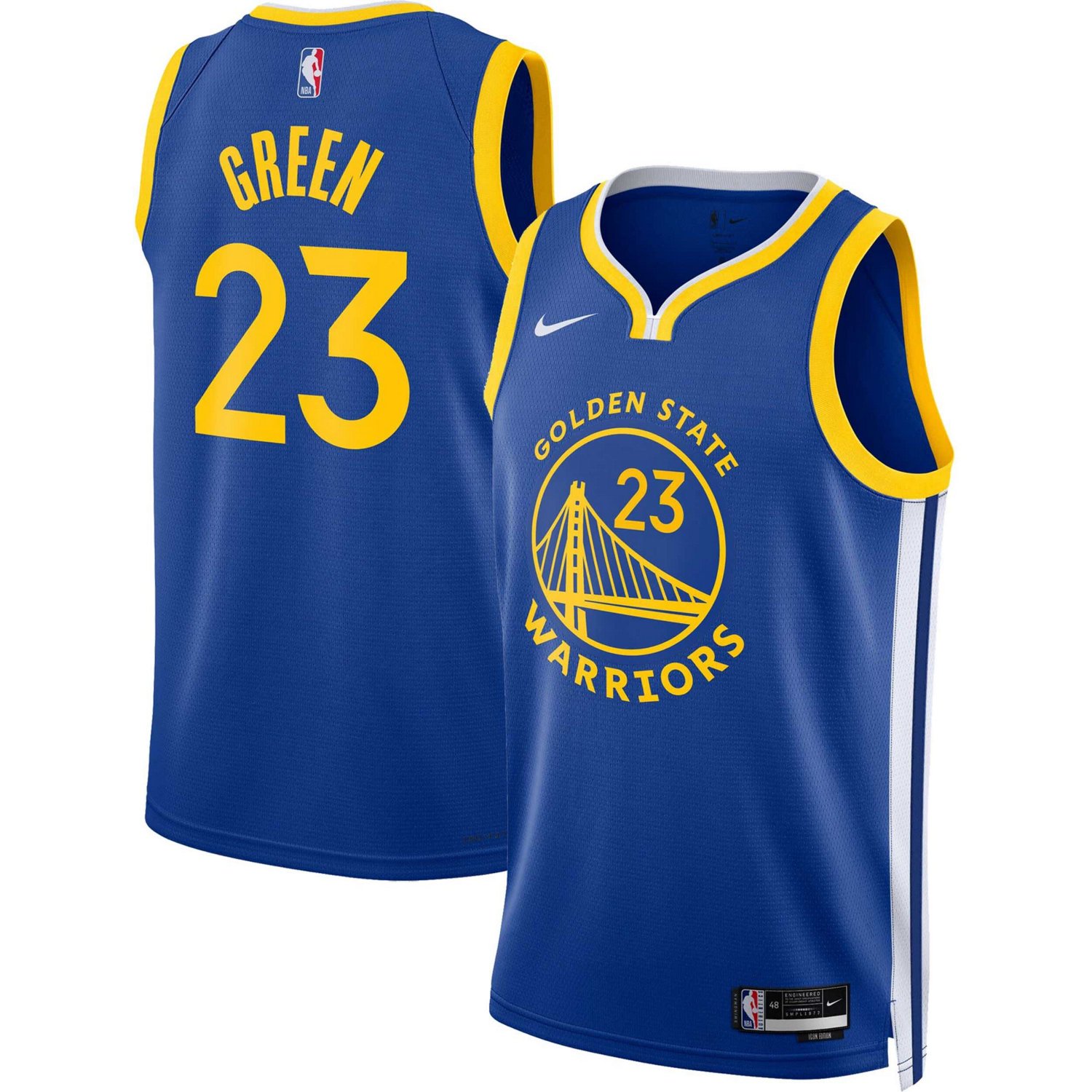 Unisex Nike Draymond Golden State Warriors Swingman Jersey - Icon ...