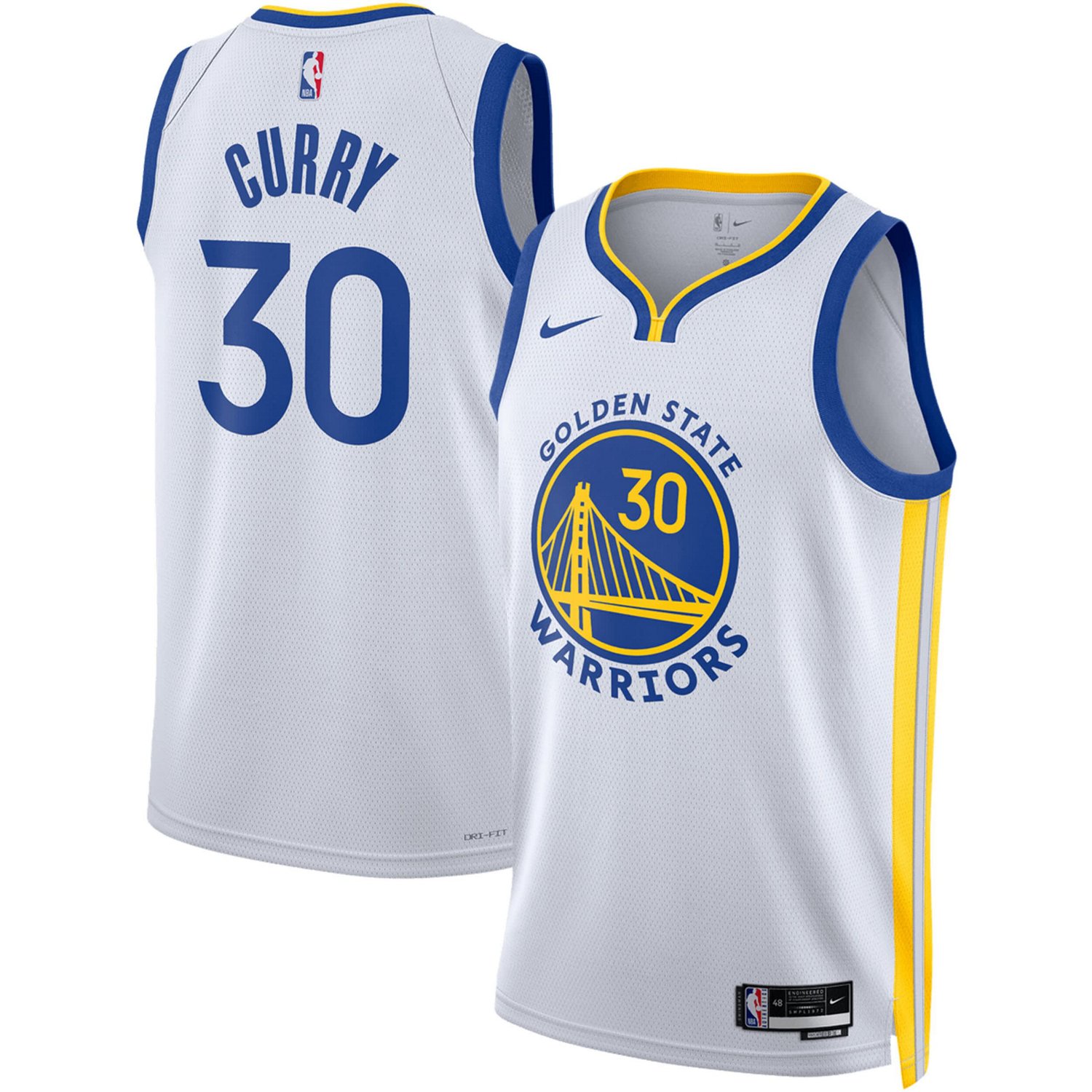 Unisex Nike Stephen Curry Golden State Warriors Swingman Jersey ...