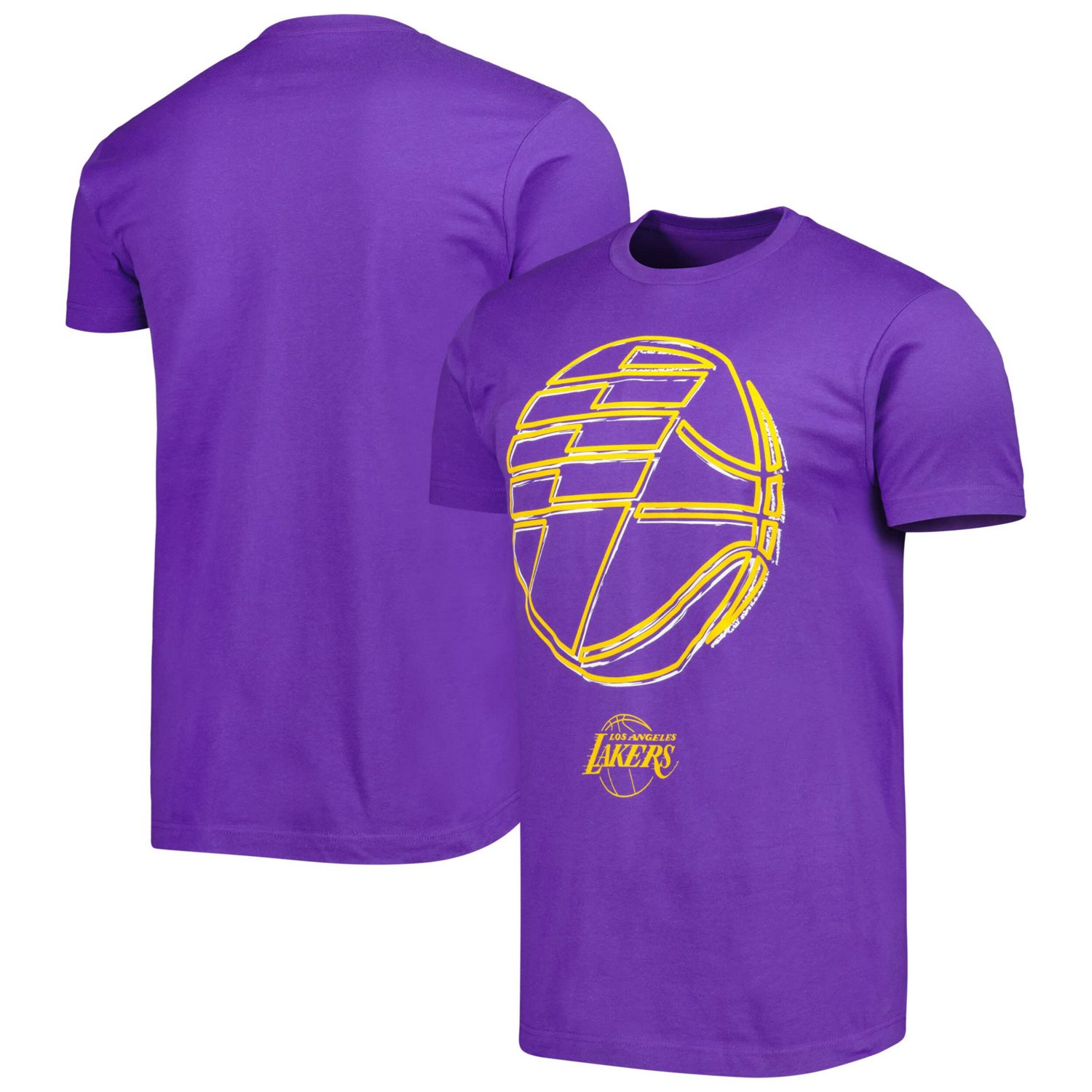 Unisex Stadium Essentials Los Angeles Lakers Element Logo Pop T-Shirt ...