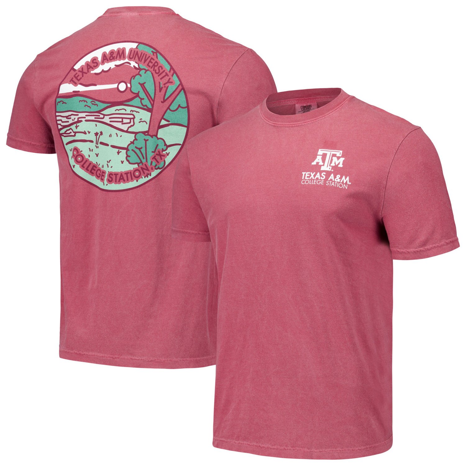 Unisex Texas AM Aggies Scenic Comfort Colors T-Shirt | Academy