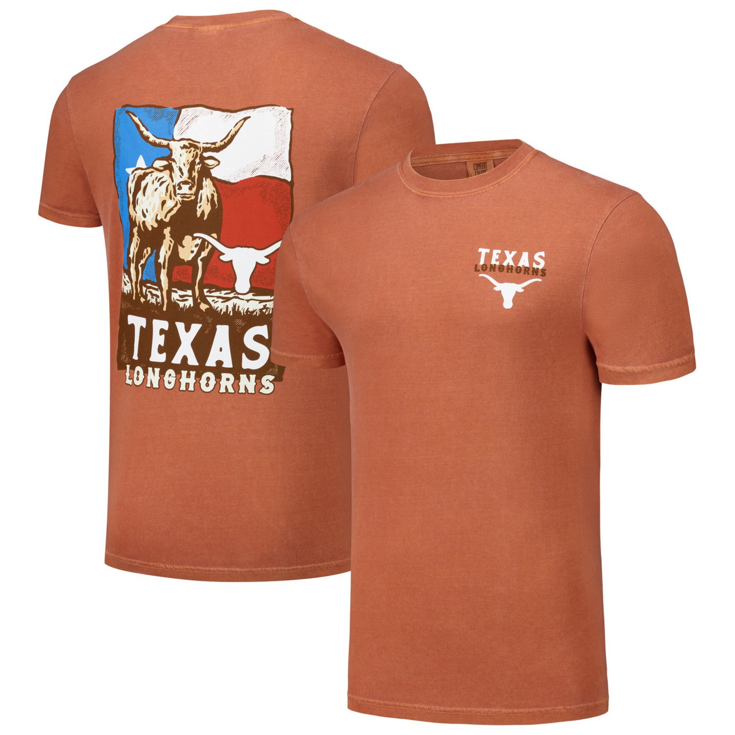 Unisex Texas Texas Longhorns Hyper Local Longhorn Flag T-Shirt | Academy