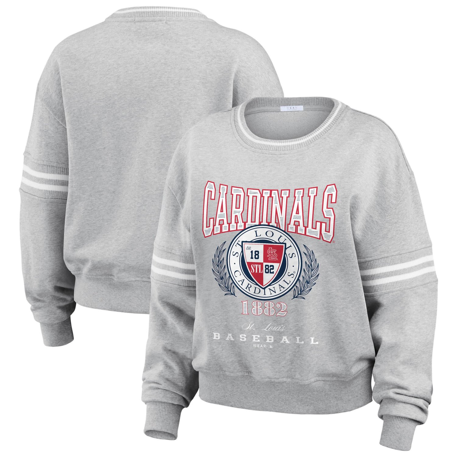 WEAR by Erin Andrews St Louis Cardinals Domestic Crest Pullover ...