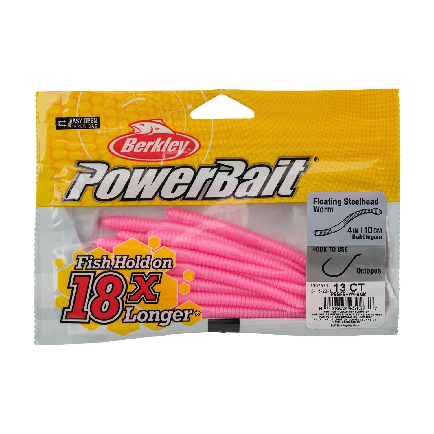 Berkley PowerBait 4 in Floating Steelhead Worms 13-Pack | Academy