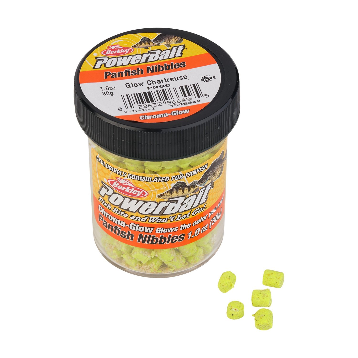 Berkley PowerBait Chroma-Glow Panfish Nibble Assorted Jar | Academy