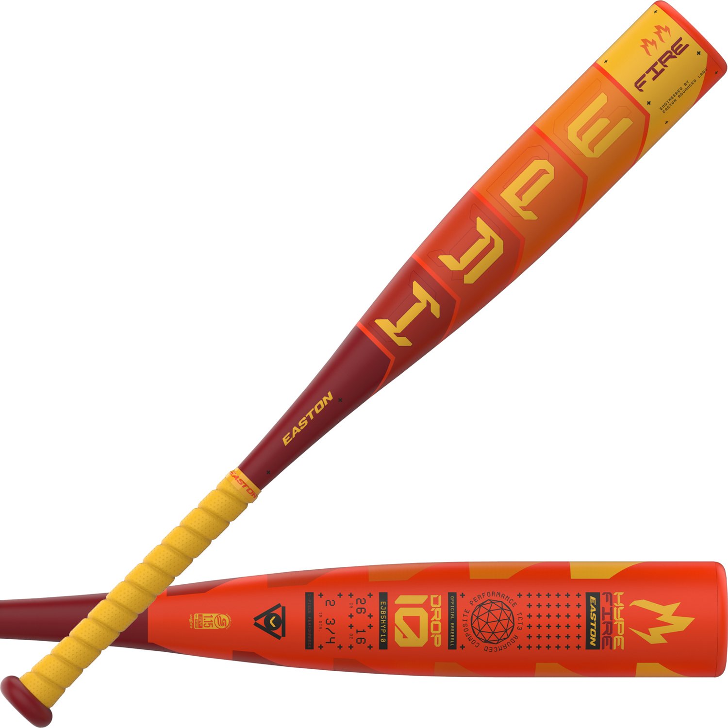 Easton Hype Fire 2025 USSSA JBB Baseball Bat -10 | Academy