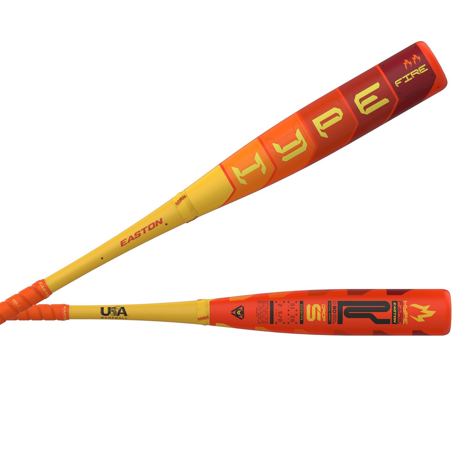 EASTON Kids’ Hype Fire USA Baseball Bat -5 | Academy