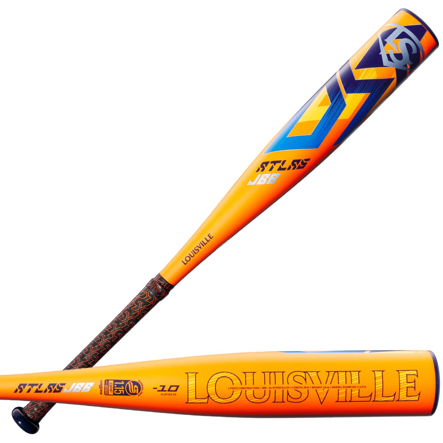 Louisville Slugger Atlas 2-3/4 in 2023 Junior Big Barrel USSSA Baseball ...