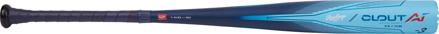 Rawlings Clout AI 2024 BBCOR Bat (-3) | Free Shipping at Academy