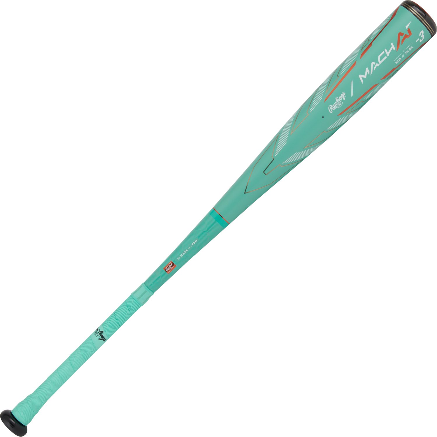 Rawlings Mach AI 2024 BBCOR Baseball Bat -3 | Academy