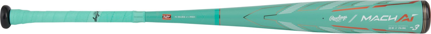 Rawlings Mach AI 2024 BBCOR Baseball Bat -3 | Academy
