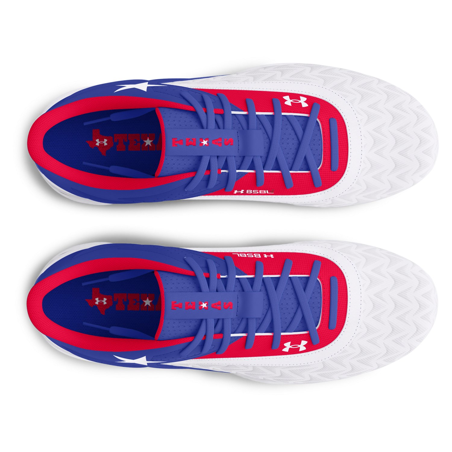 Under Armour Kids Leadoff Low RM Texas Baseball Cleats | Academy