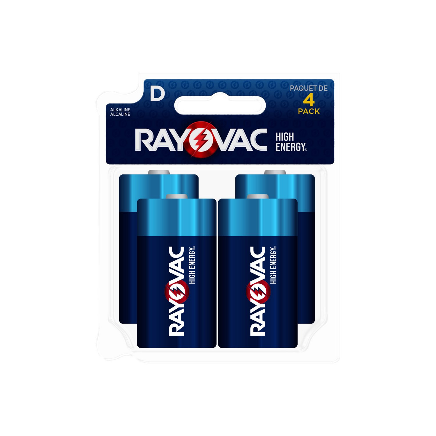 Rayovac D HIGH ENERGY Alkaline Batteries 4-Pack | Academy