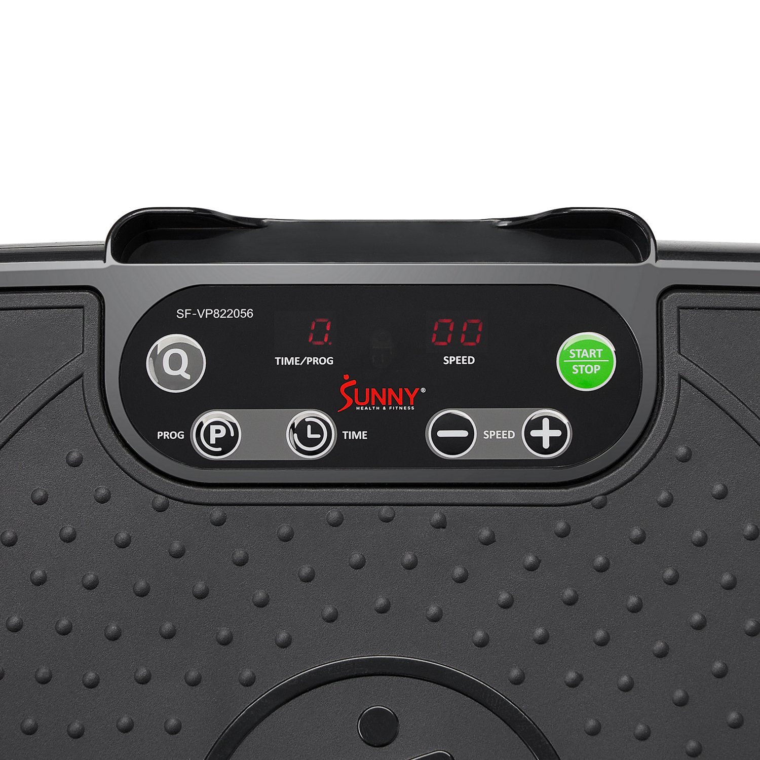 Sunny Health & Fitness Vibration Platform Machine with Resistance Bands ...