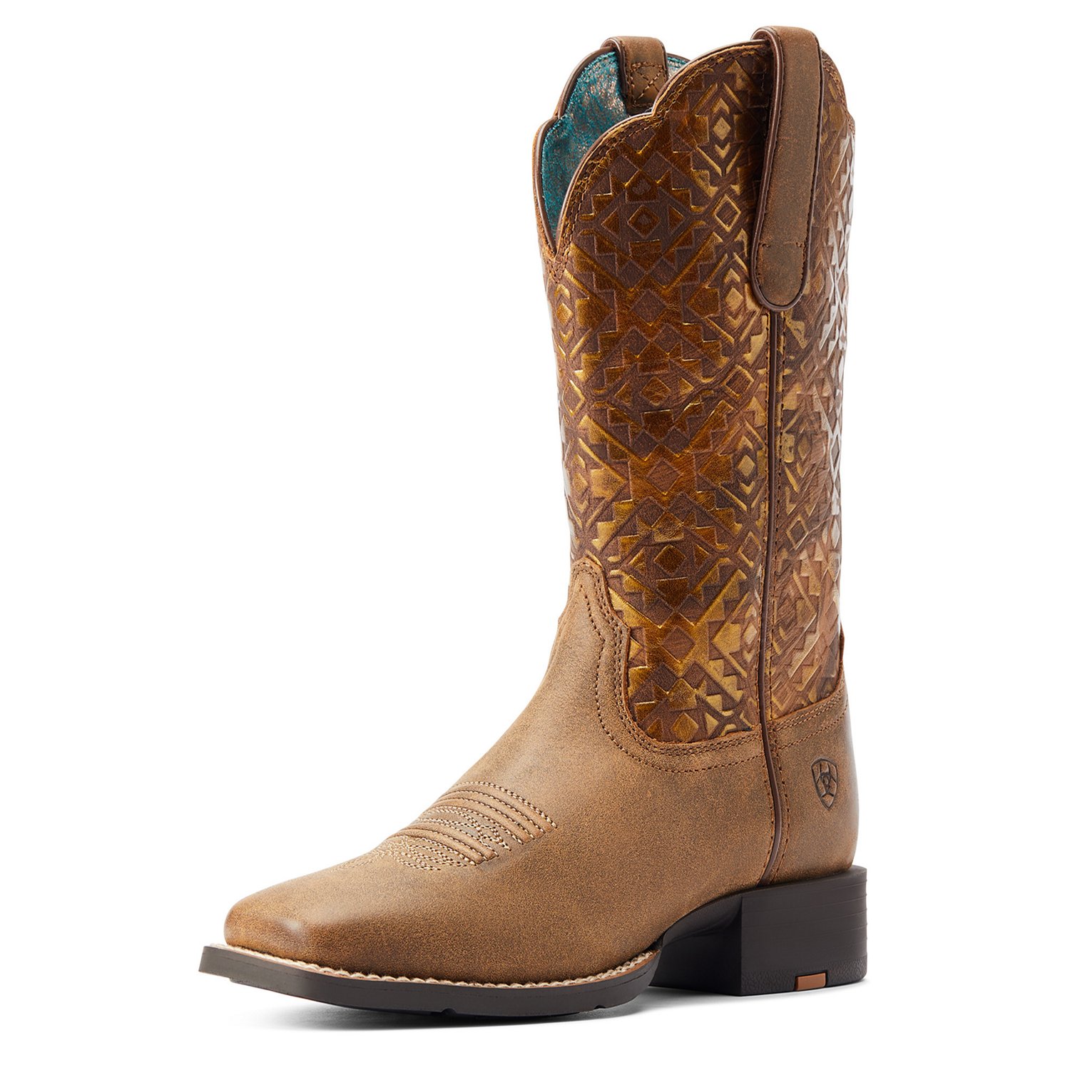Ariat Women's Round Up Wide Square Toe Western Boots | Academy