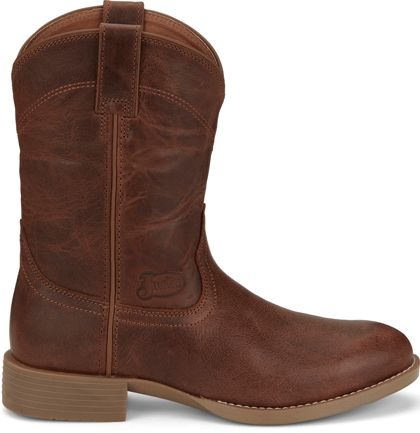 Justin Men's Stampede Roper 10" Pull On Boot | Academy