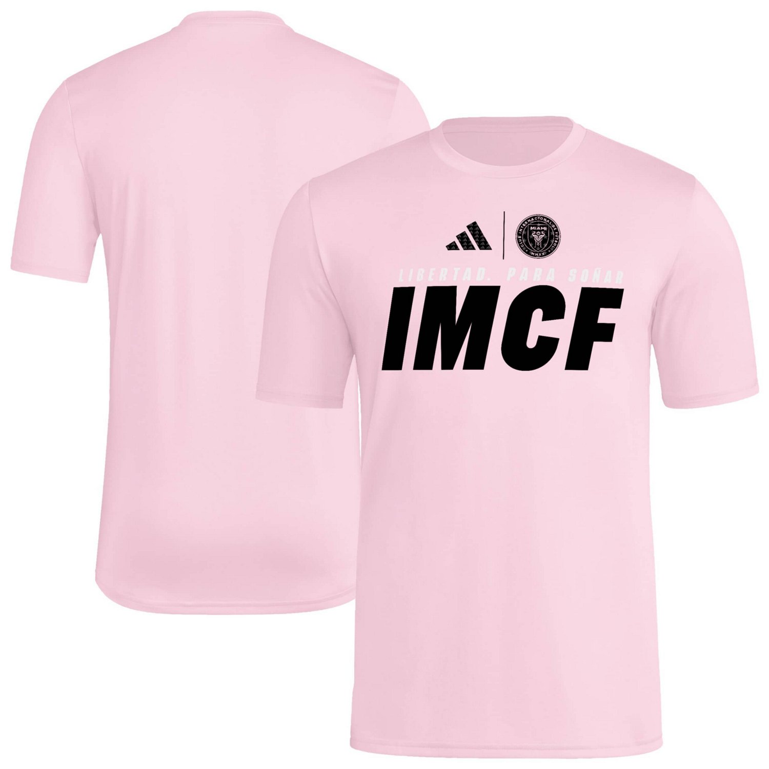 adidas Light Inter Miami CF 2025 Club World Cup Pre-Game T-Shirt | Academy
