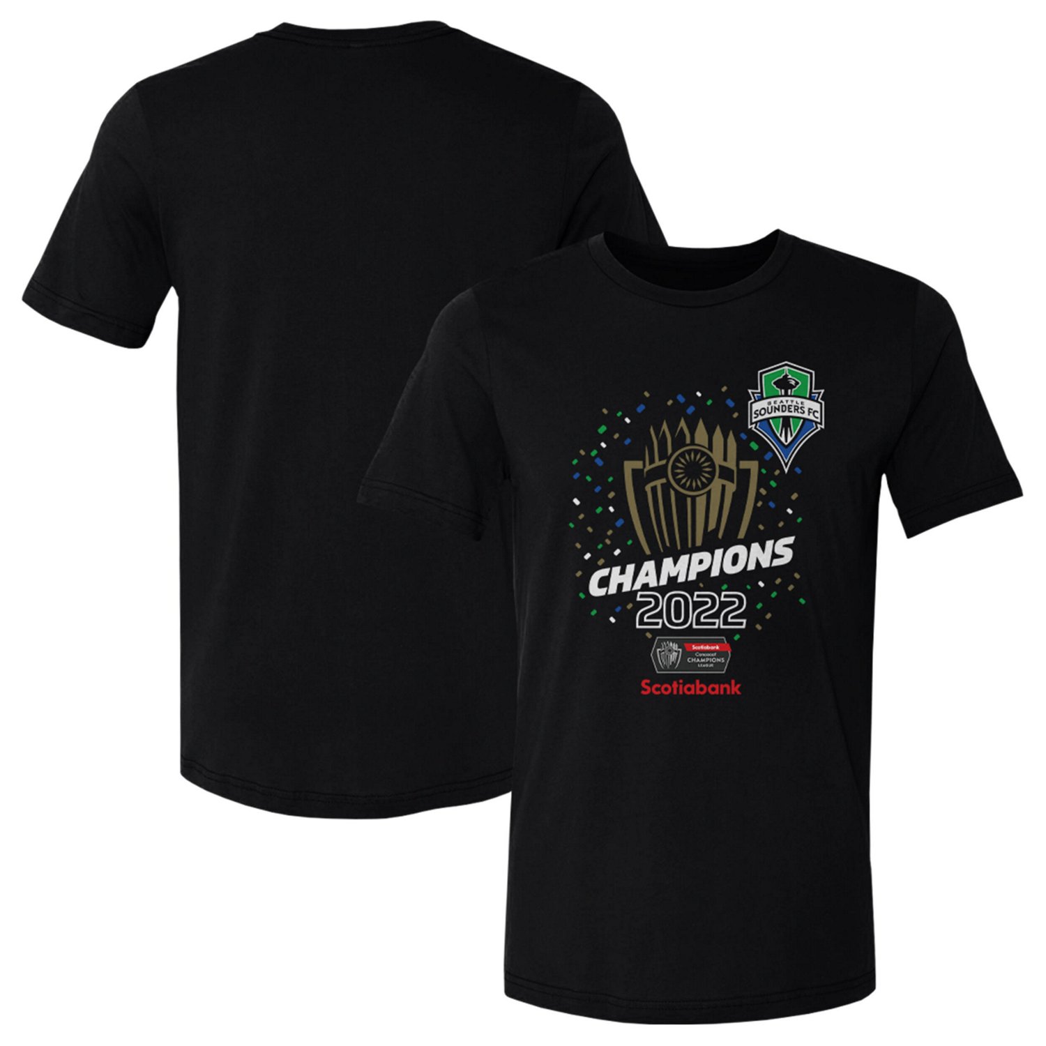Seattle Sounders FC 2022 CONCACAF Champions League Champions T-Shirt ...