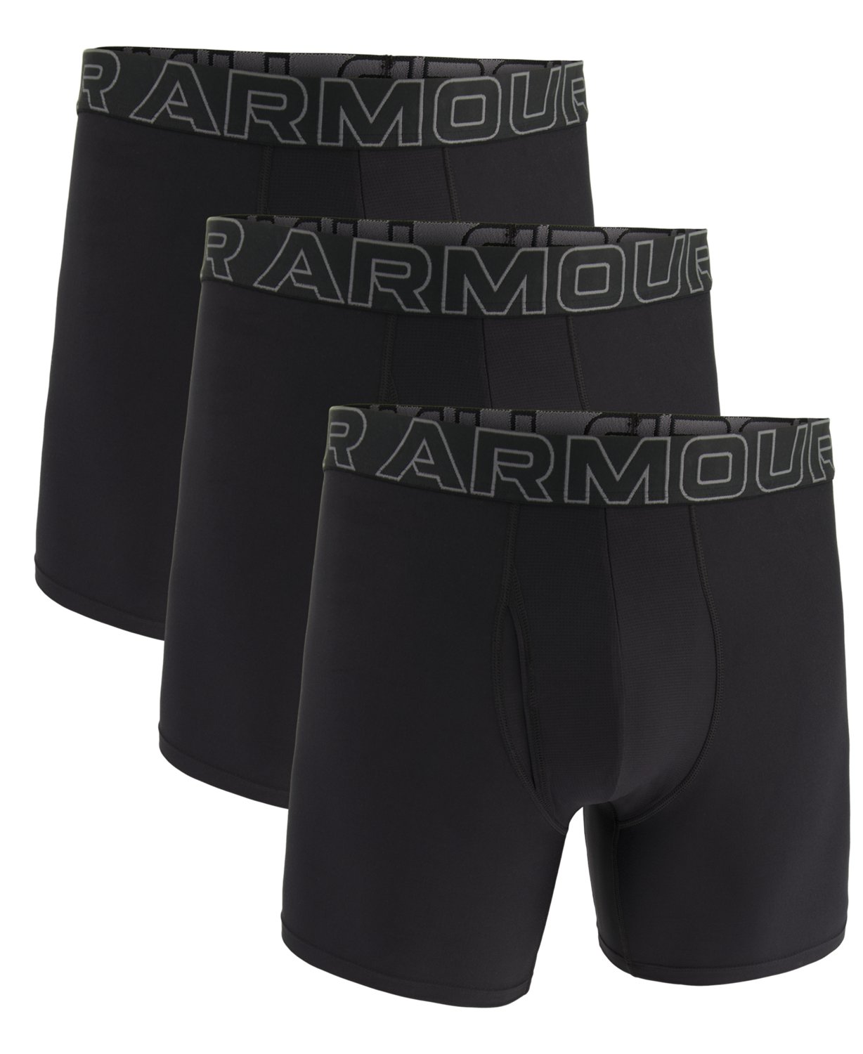 Under Armour Men’s Performance Tech 6 in Boxer Briefs 3-Pack | Academy
