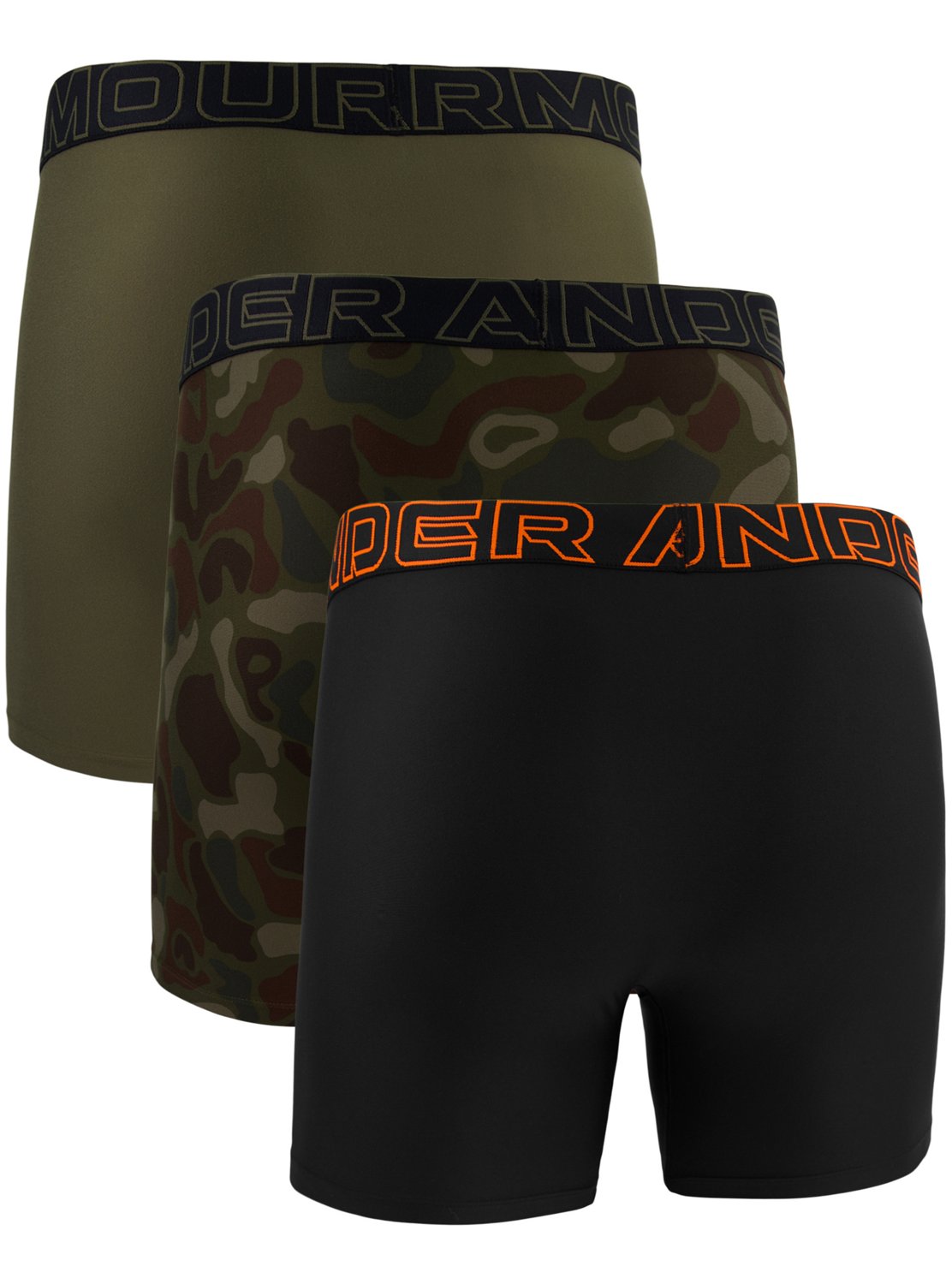 Under Armour Men’s Performance Tech Novelty 6 in Boxer Briefs 3-Pack ...