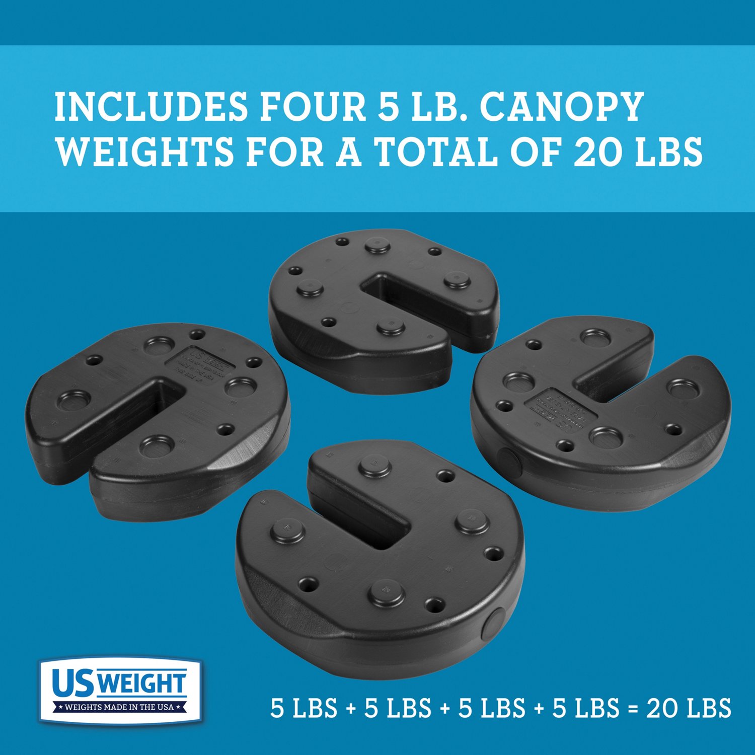 US Weight 20 lb Tailgater Canopy Weights | Academy