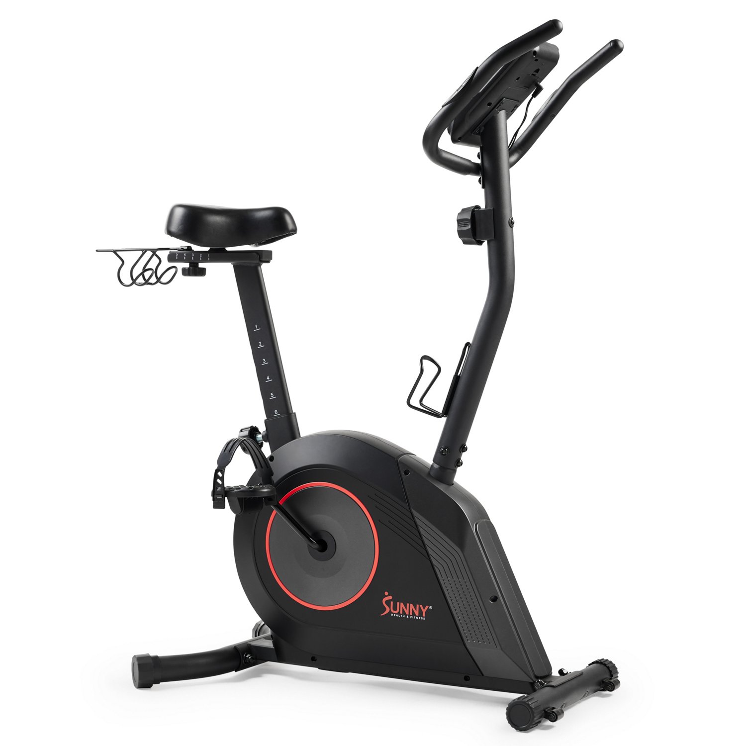 Sunny Health & Fitness Smart Magnetic Resistance Upright Exercise Bike ...