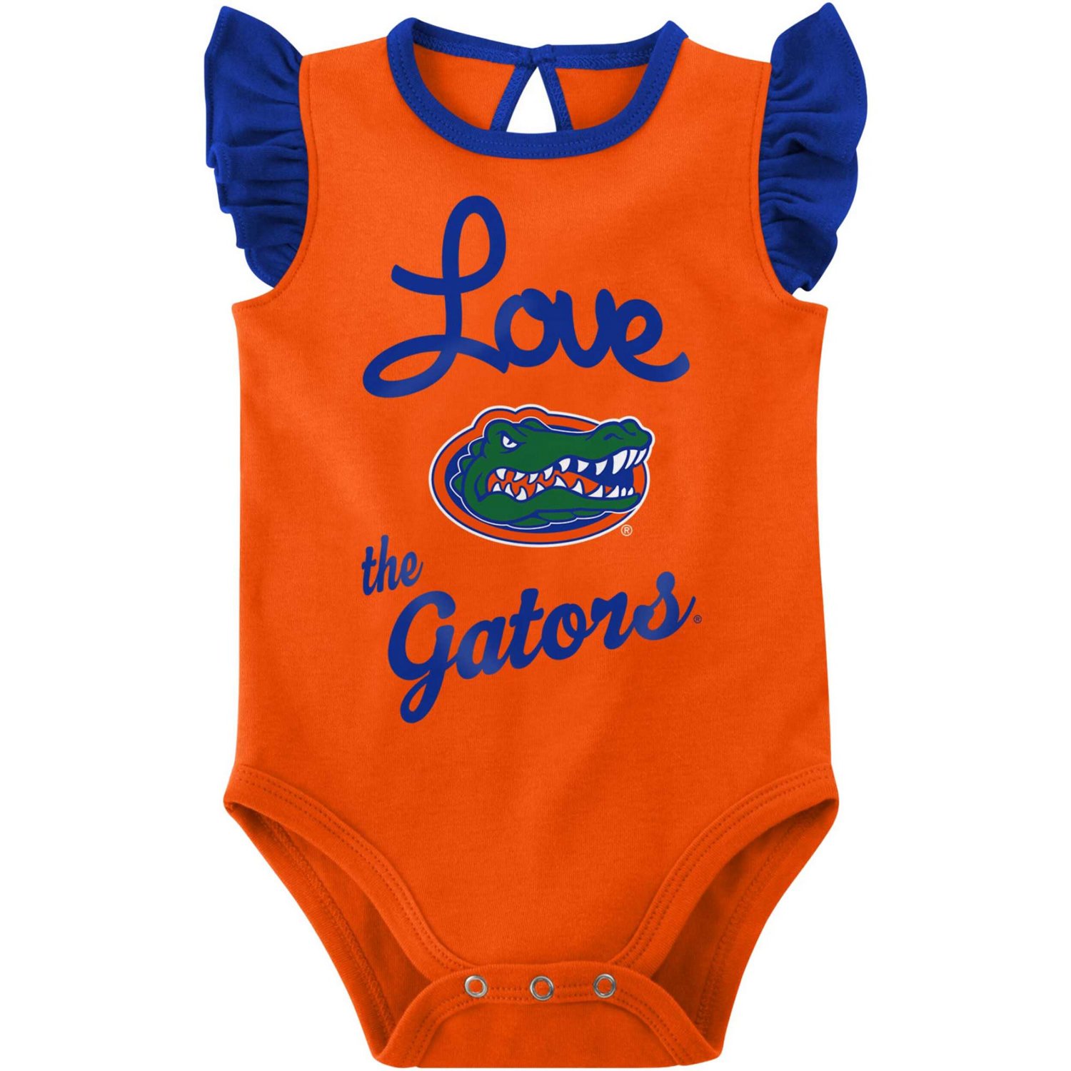 Girls Newborn /Orange Florida Gators Spread the Love 2-Pack Bodysuit ...