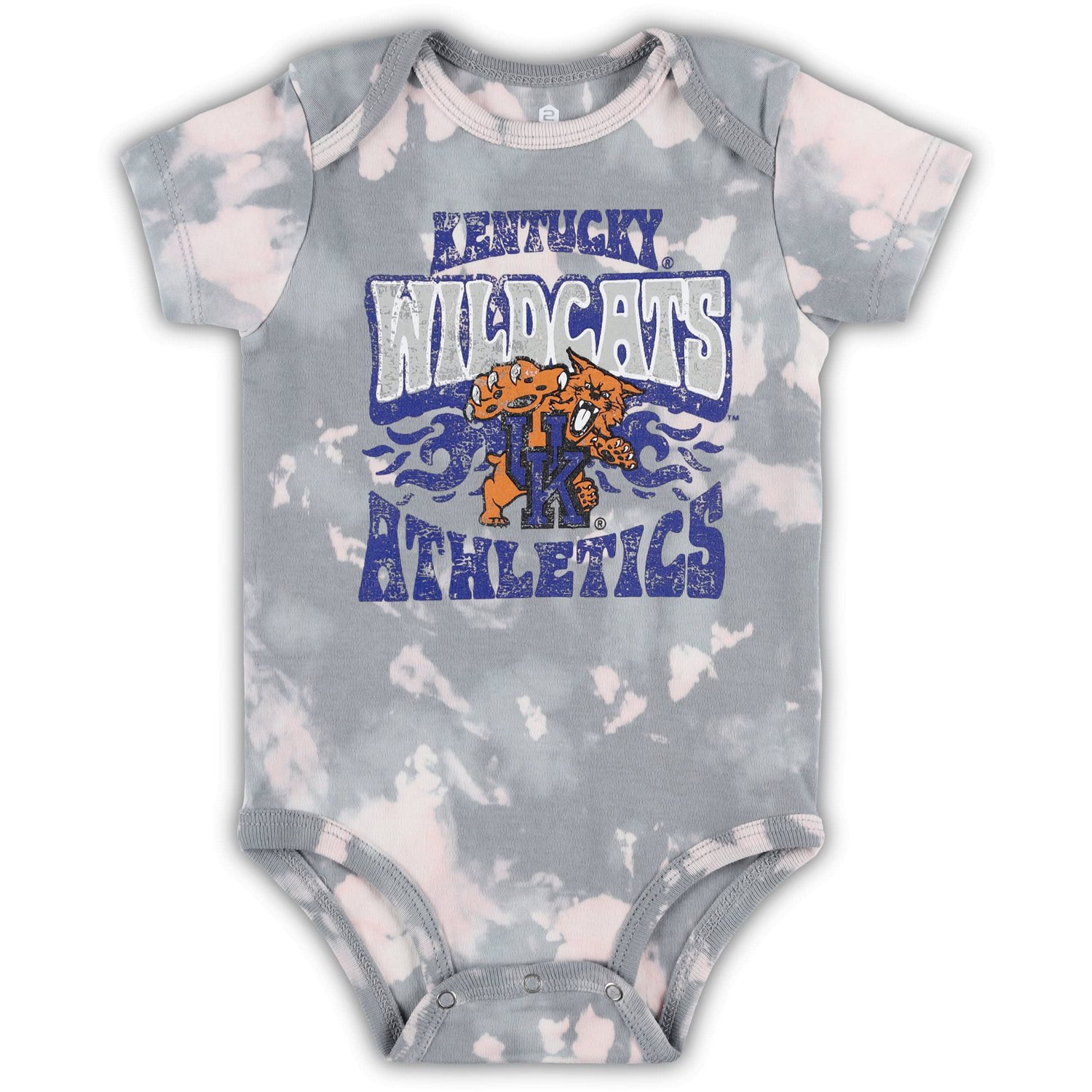 Newborn Kentucky Wildcats Lil Rocker Tie-Dye Bodysuit | Academy