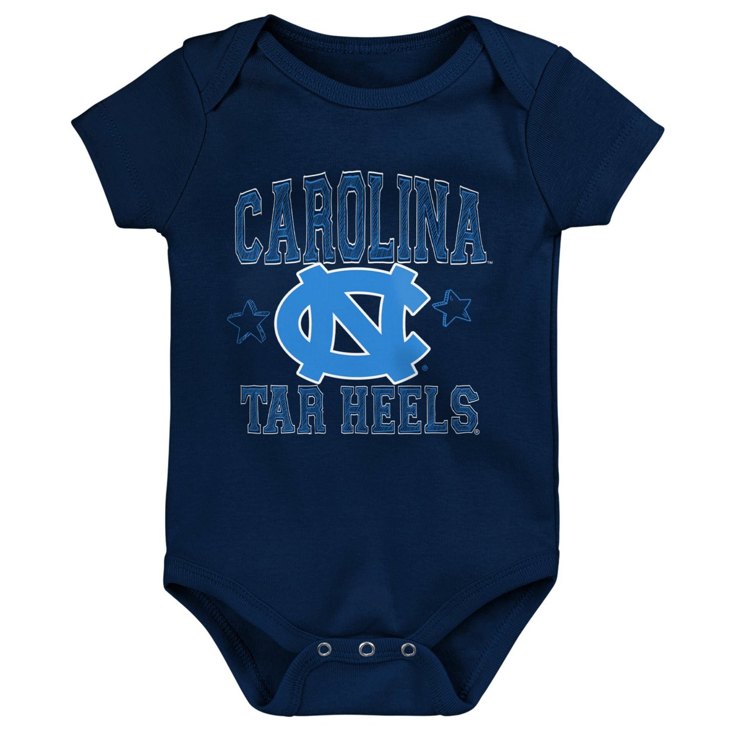 Newborn Light /Navy/Heather Gray North Carolina Tar Heels Born To Be ...