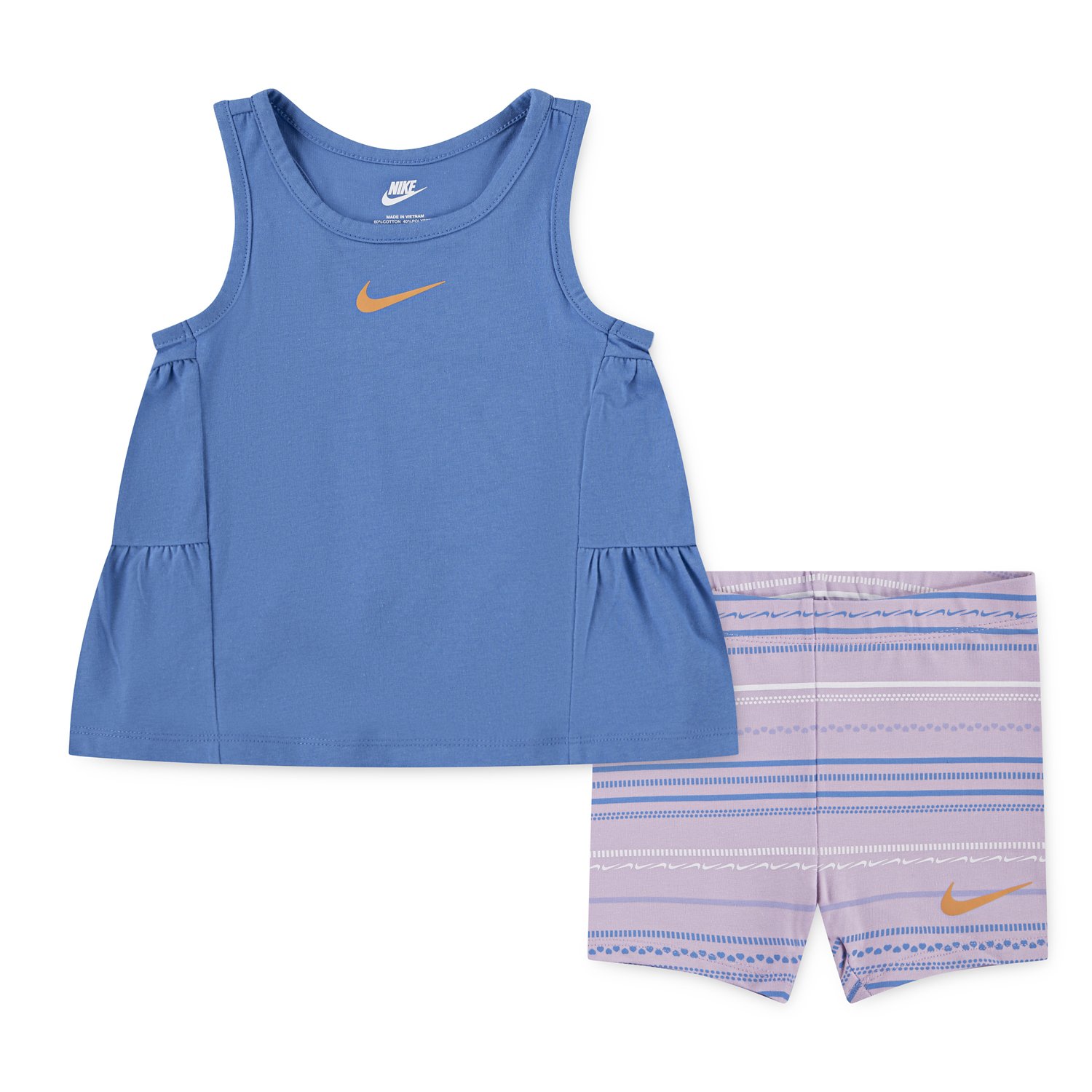 Nike Toddler Girls' Sunny Swoosh Bike Shorts Set | Academy
