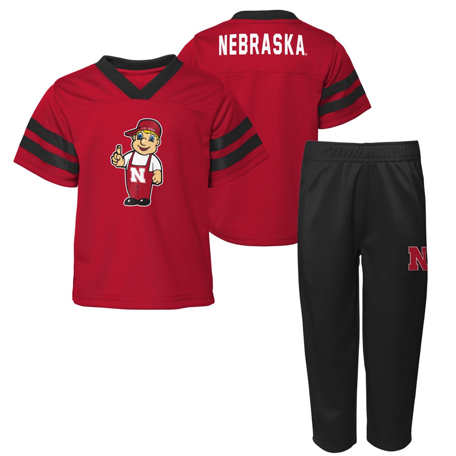 Preschool Nebraska Huskers Two-Piece Zone Jersey Pants Set | Academy