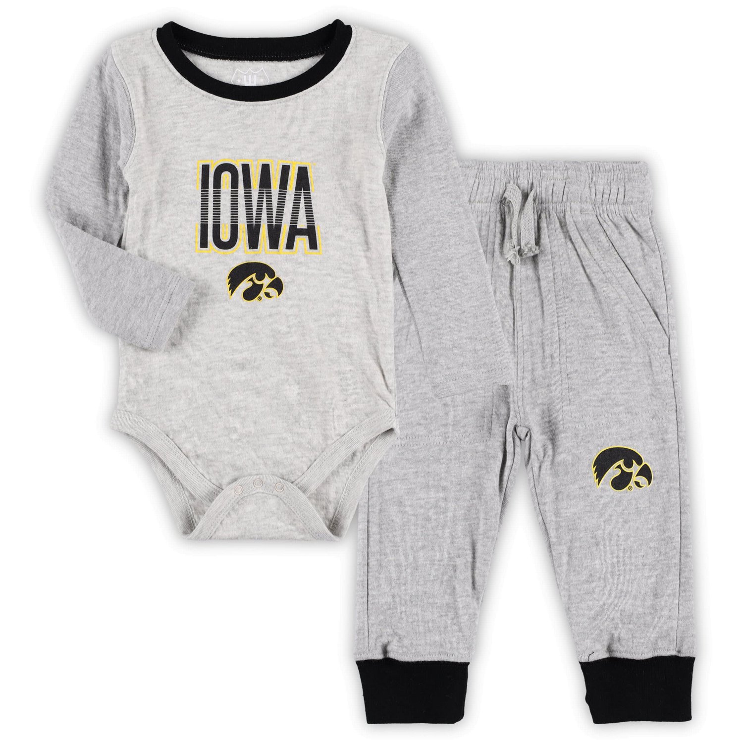 Wes Willy Iowa Hawkeyes Jie Jie Long Sleeve Bodysuit Pants Set | Academy