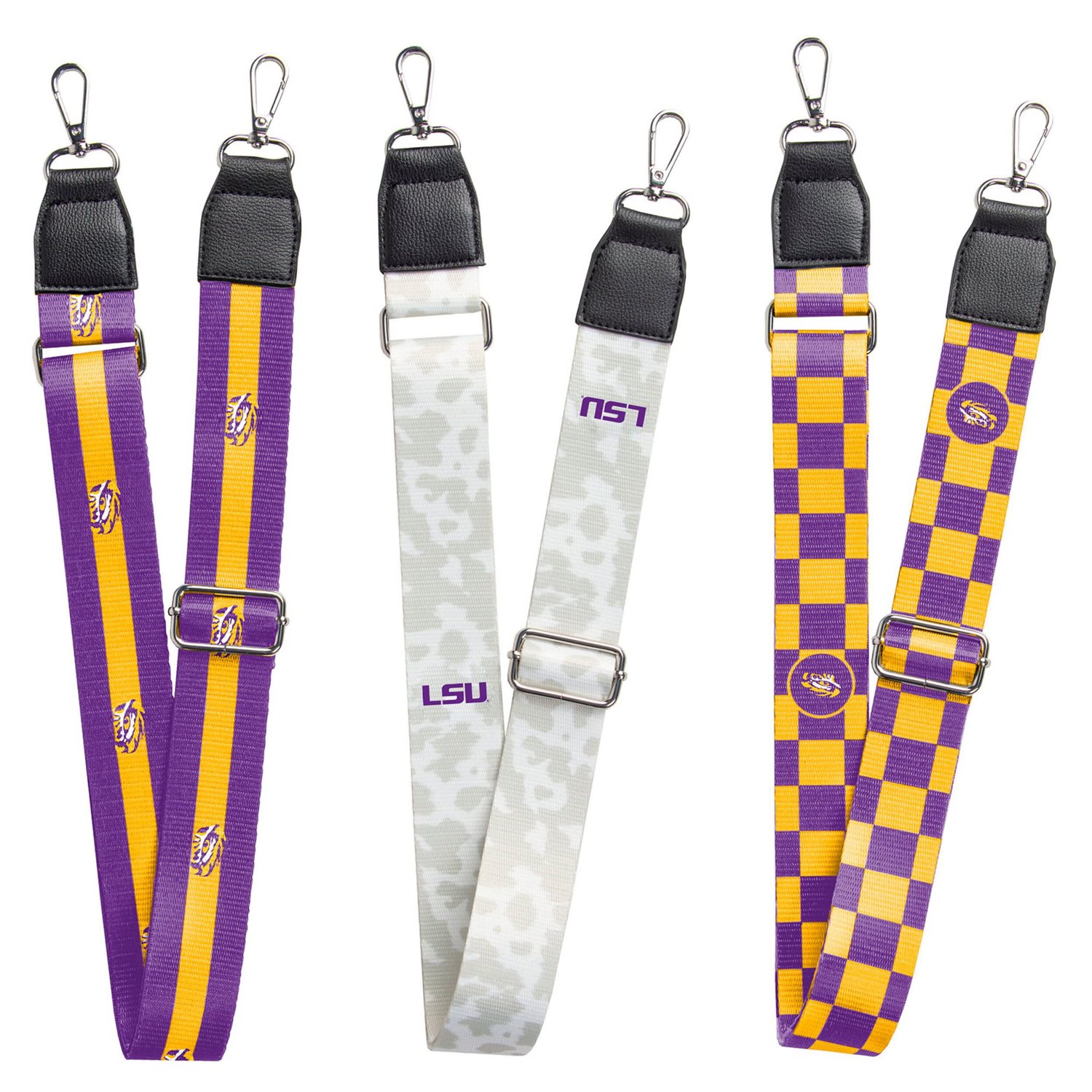 LSU Tigers 3-Pack Bag Strap Set | Academy