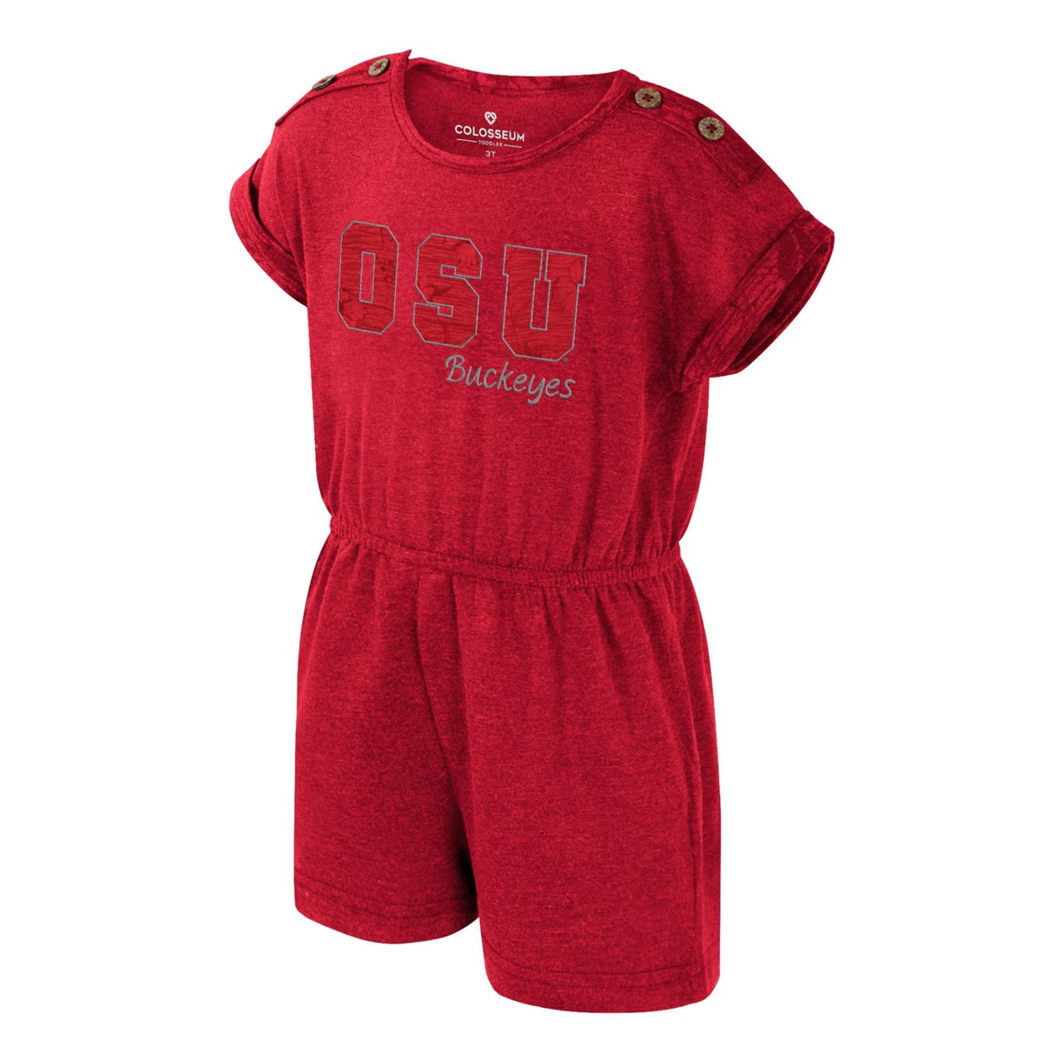 Girls Colosseum Ohio State Buckeyes Cinder Romper | Academy